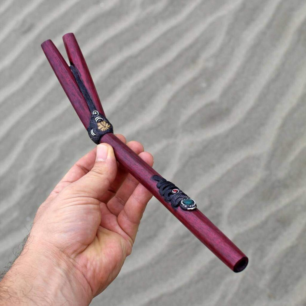 Double Nostril Tepi Applicator | The Ceremonial Sacred Medicine Tools ...